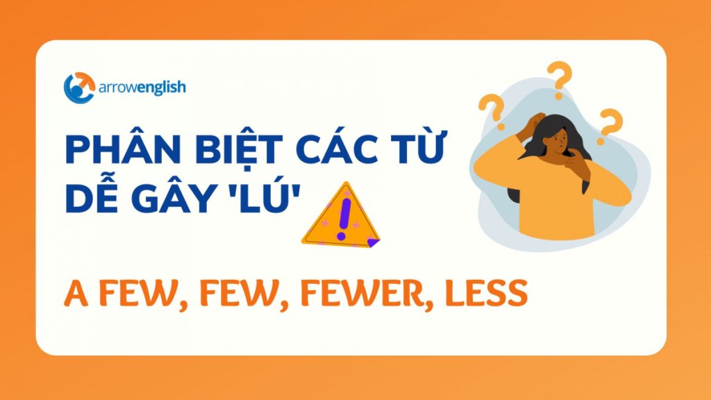 Phân biệt a few, few, fewer, less - english
