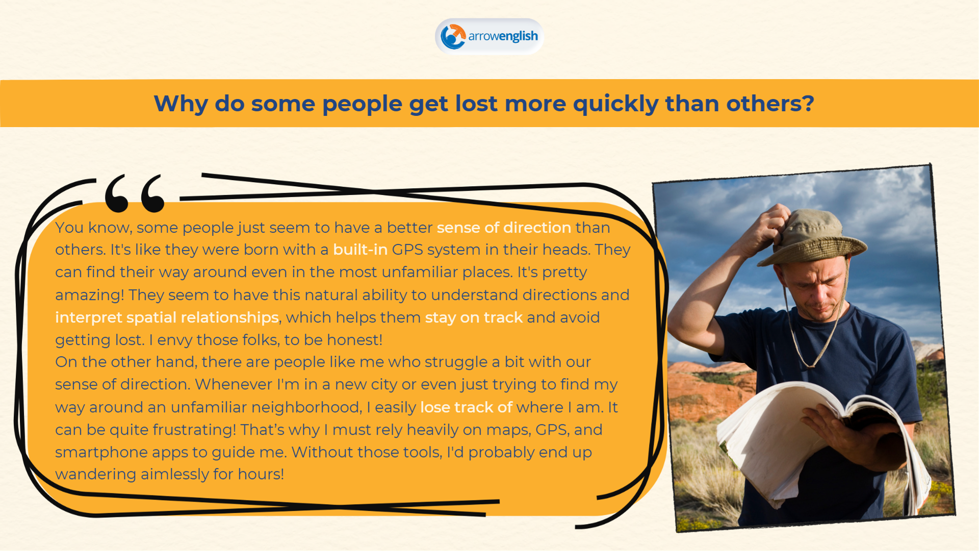 IELTS SPEAKING PART 3 – Chủ đề GETTING LOST - english